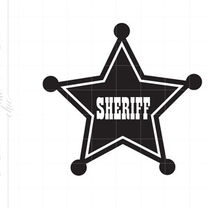 Sheriff Badge Svg | Sheriff Badge Die Cut File | Sheriff Badge Svg ...