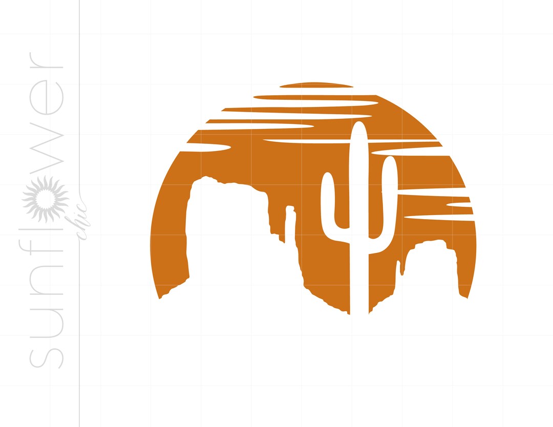 Desert Sun SVG, Arizona Shirt Svg, Monument Valley Svg for Cricut ...