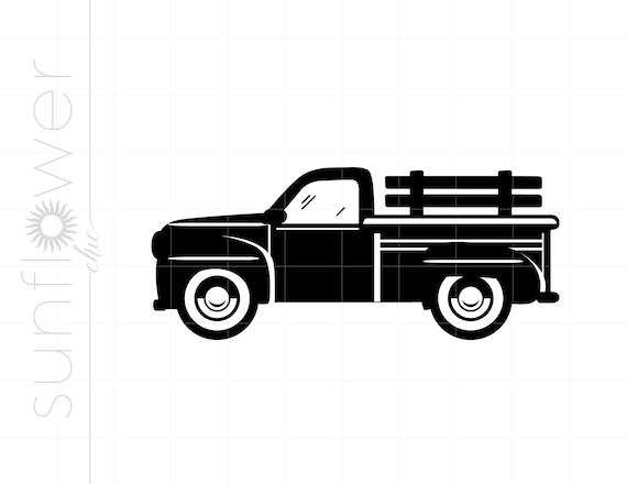 Pick up Truck SVG Pick up Truck Cut File Pick up Truck - Etsy