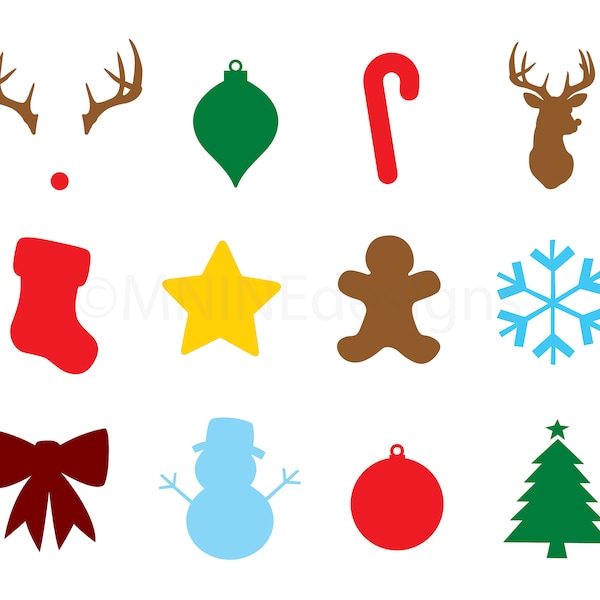 Christmas Shapes - Etsy