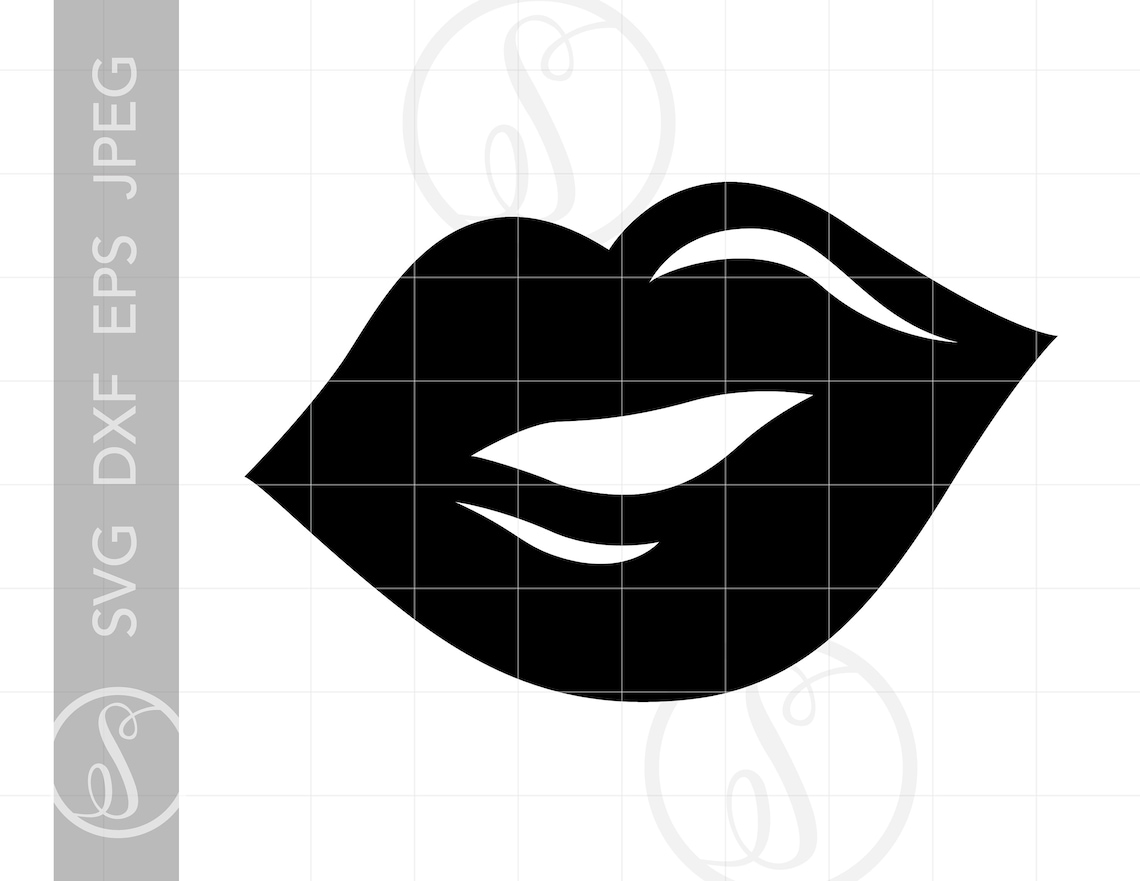 Lips SVG Lips Clipart Lips Cut File for Cricut Lips File - Etsy