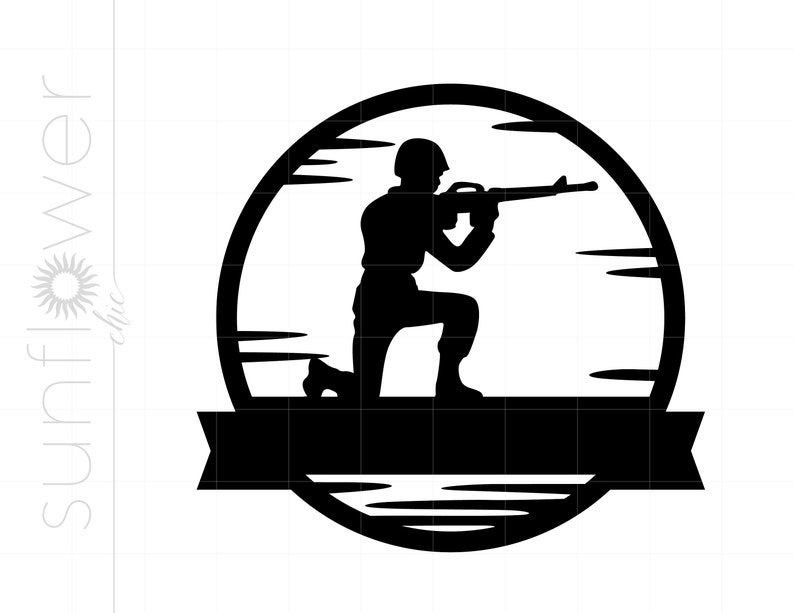 Military Army Man SVG Military Army Man Silhouette Download - Etsy