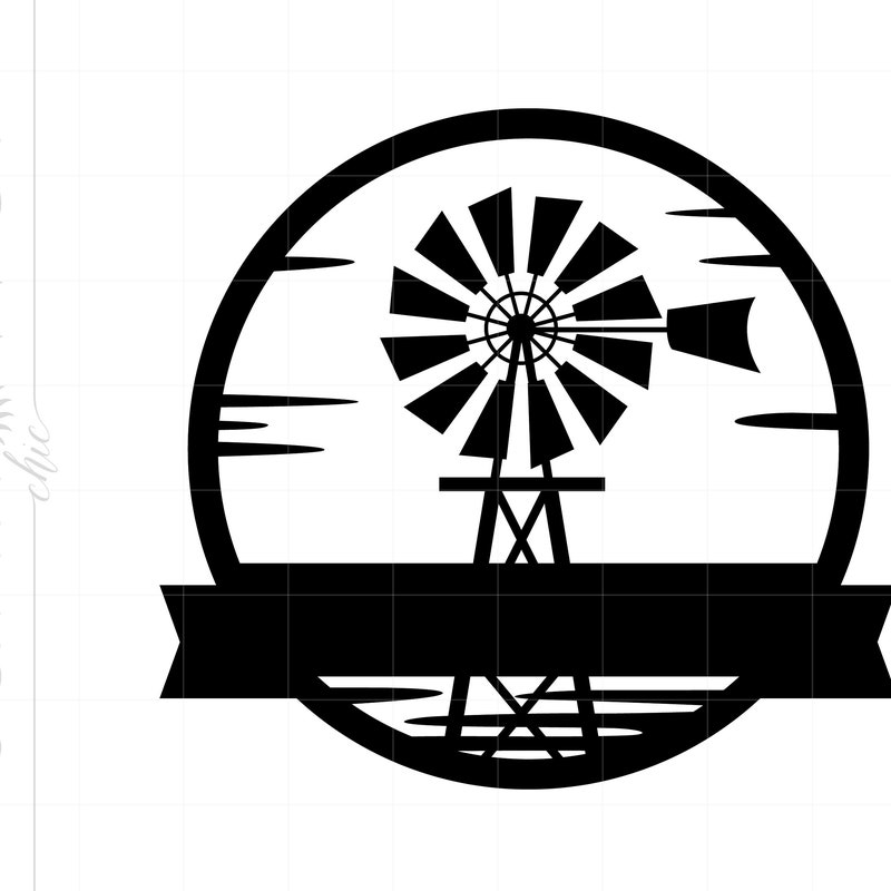 Rustic Windmill Svg - Etsy