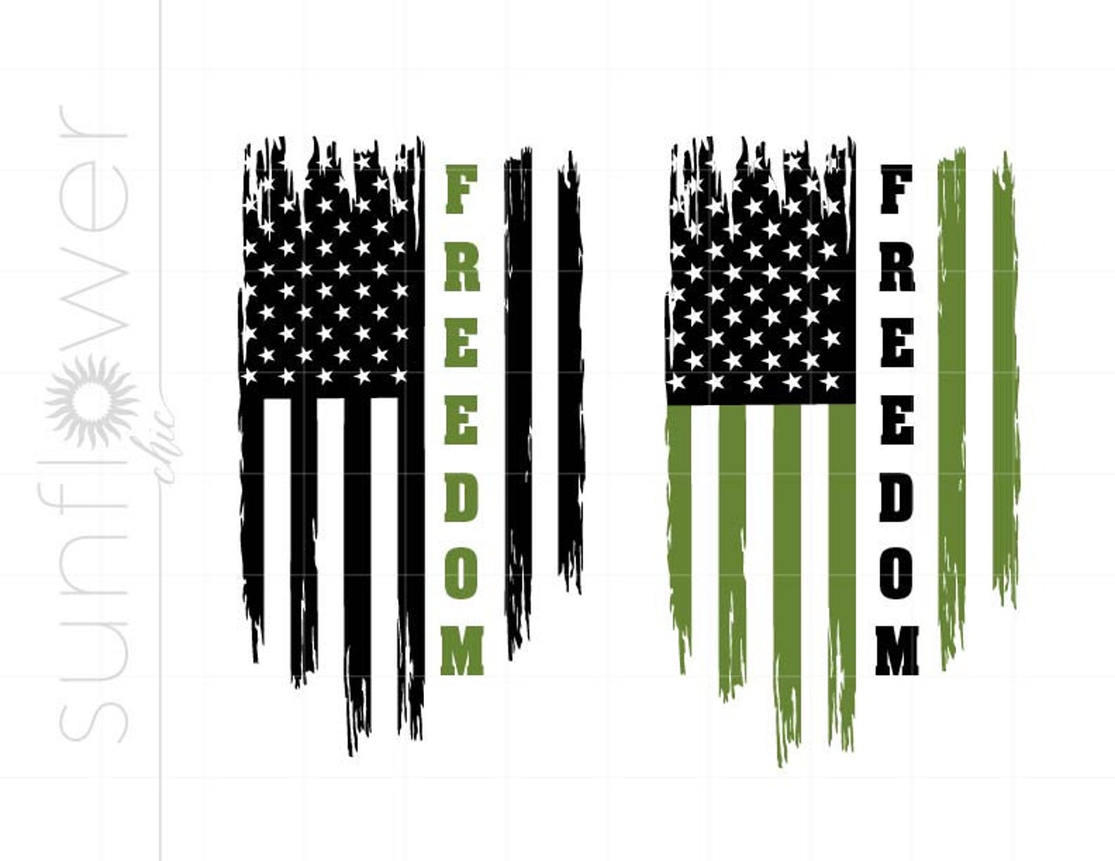 American Freedom Flag Svg Military American Flag Template - Etsy
