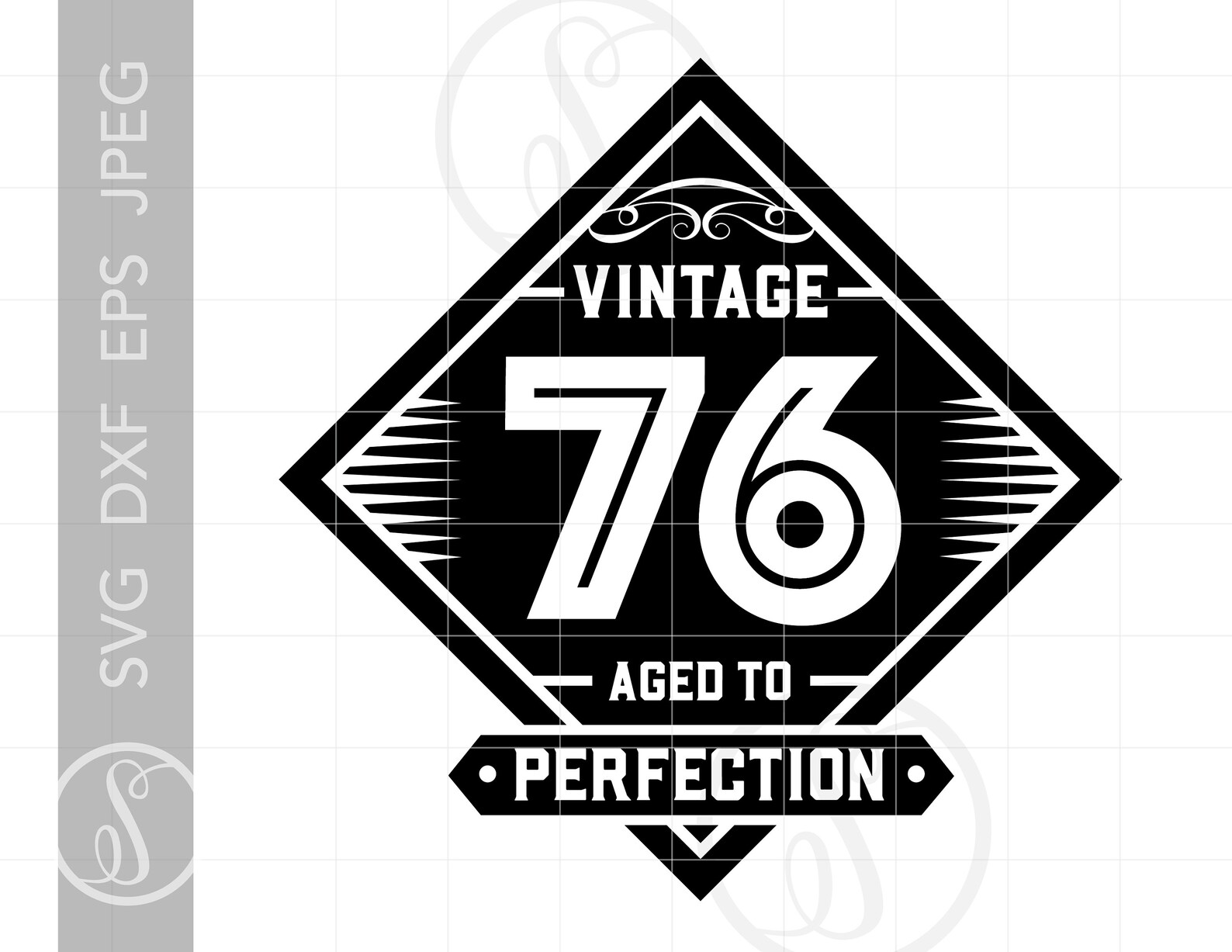 Vintage 76 SVG Clipart Vintage 76 Cut File for Cricut - Etsy