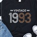 1993 Birthday SVG | Vintage 1993 SVG Clipart | Vintage 1993 Cut File ...