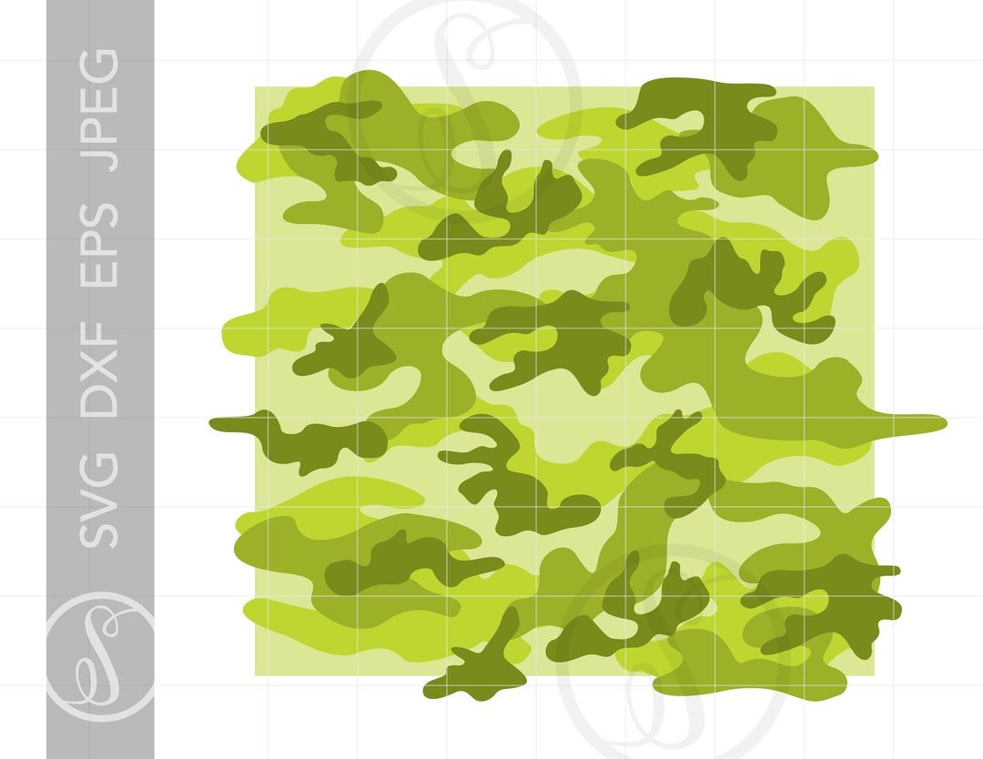 Camouflage Pattern SVG Download | Camouflage Silhouette Cut File ...