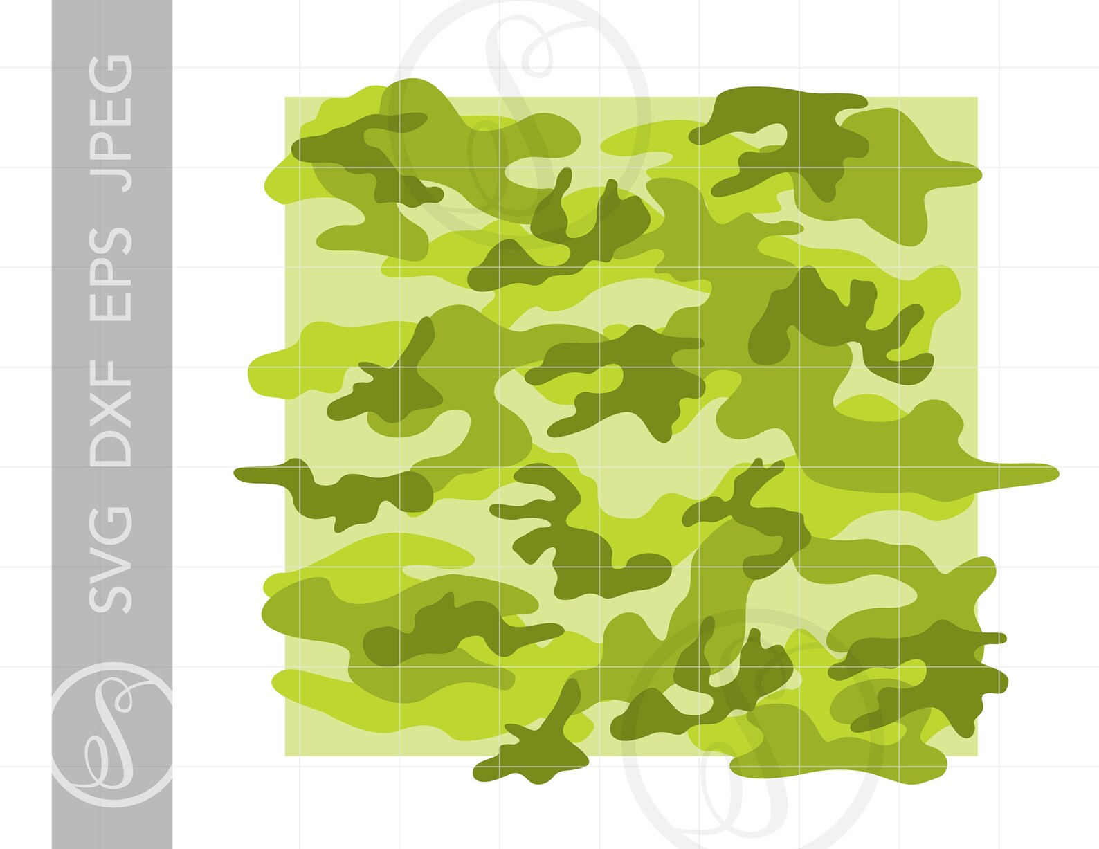 Camouflage Pattern SVG Download Camouflage Silhouette Cut - Etsy