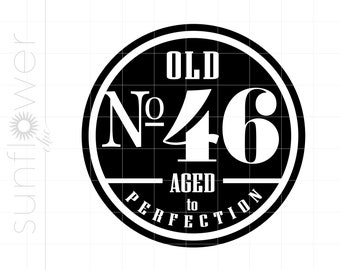 Number 46 Svg - Etsy