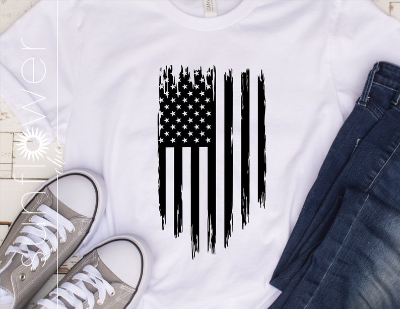 American Flag Svg Distressed American Flag Sublimation - Etsy