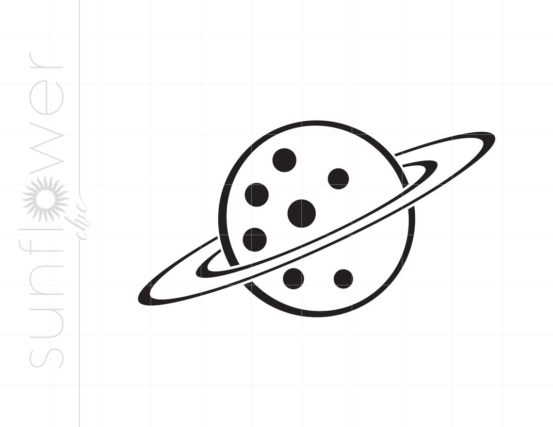 Planet SVG Planet Clipart Space Planet Cut File Cricut - Etsy
