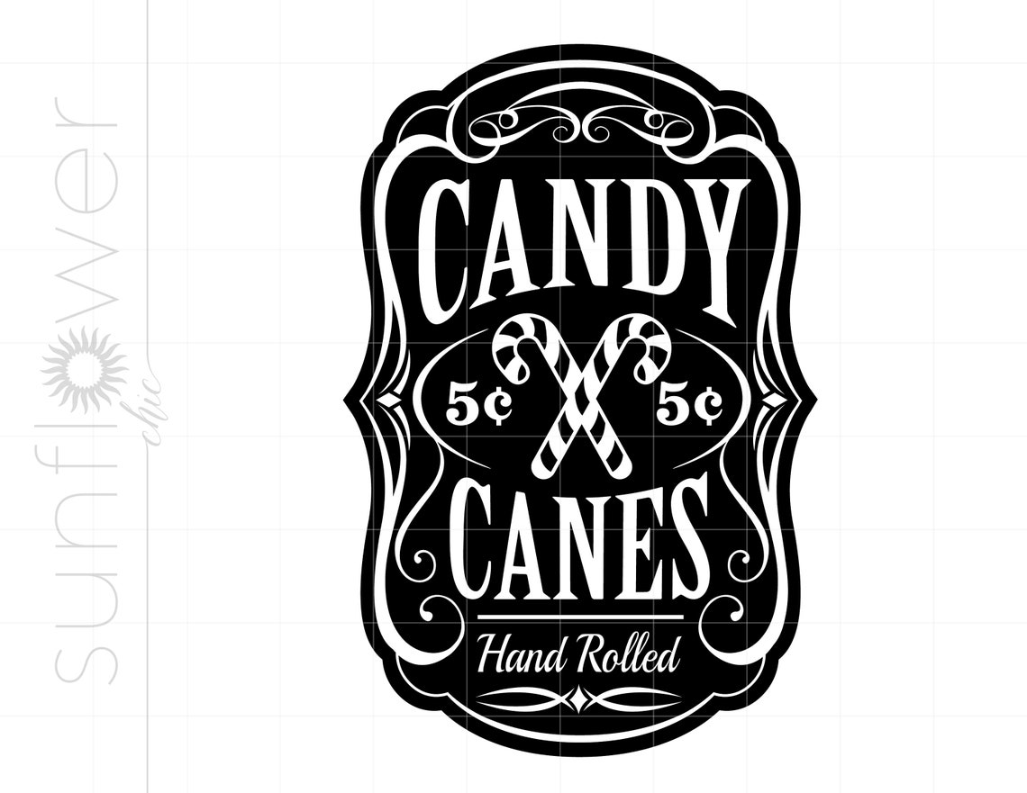 Christmas Svg Candy Canes Svg Cut File Christmas Downloads Etsy