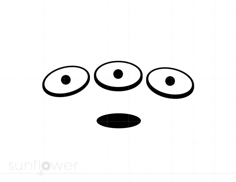 Alien Eyes Svg Clipart Download, Planet Alien Svg Jpg Eps Pdf Png ...