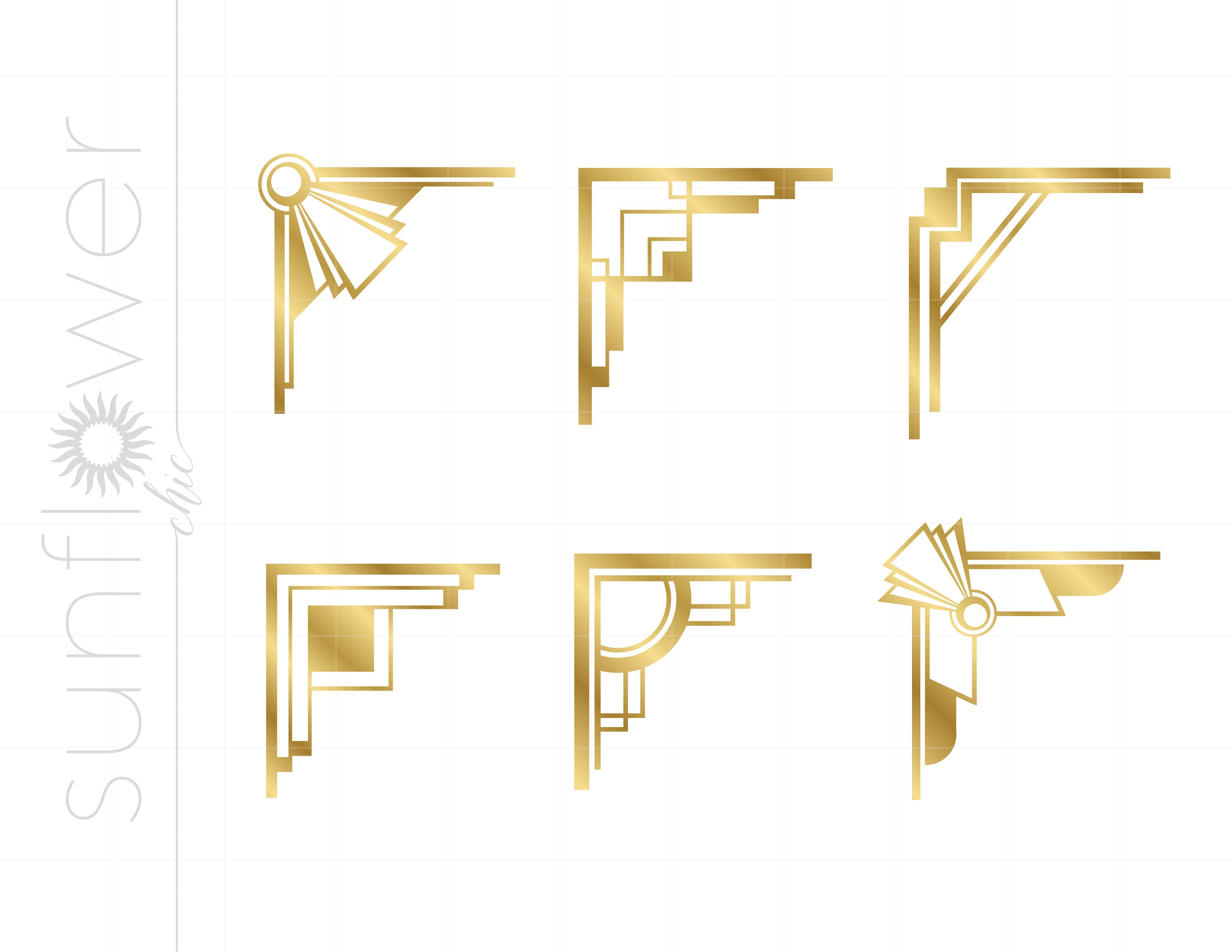 Art Deco Decorative Corners