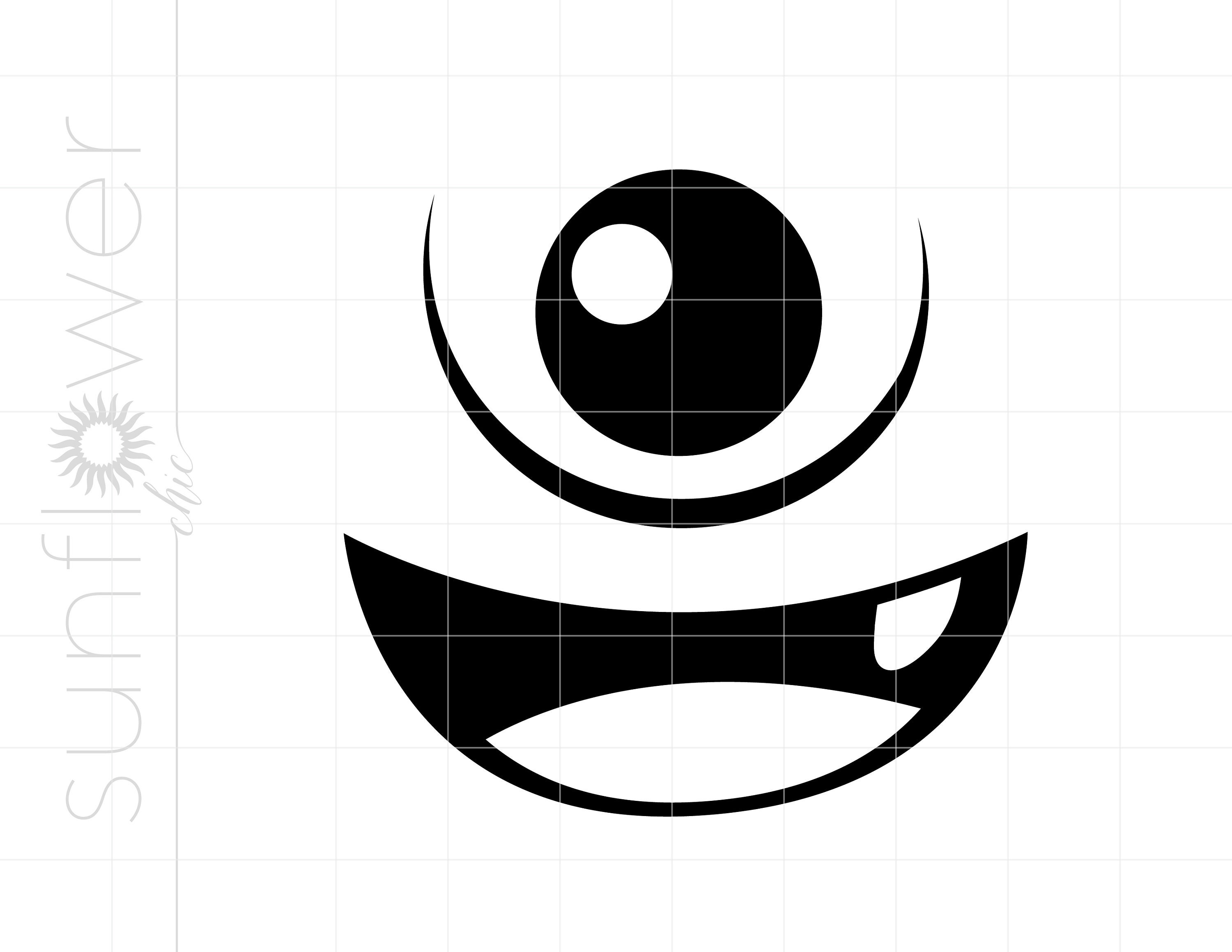 One Eyed Monster Face SVG Monster Face Clipart Monsters - Etsy Australia
