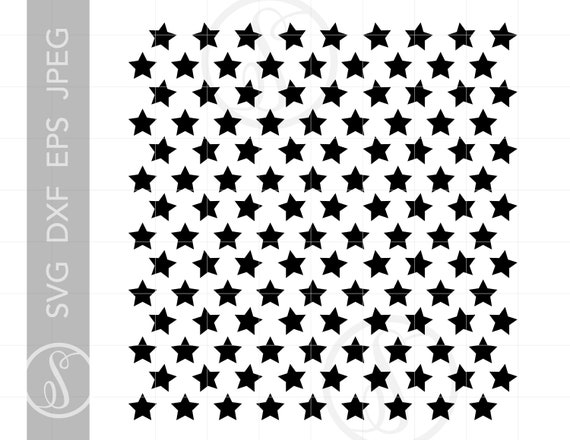 Stars Pattern SVG Stars Pattern Clipart Stars Pattern | Etsy
