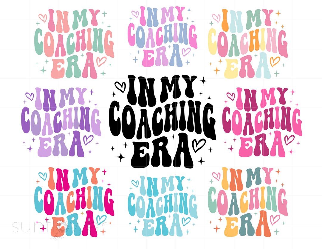In My Coaching Era SVG Bundle, Coach Era Svg, Coach Shirt Svg, Coach ...
