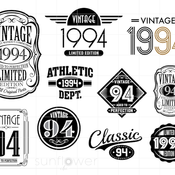 1994 Svg - Etsy