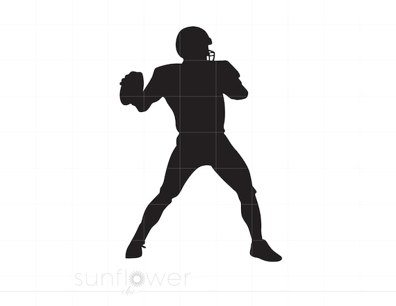 Quarterback Throwing Clipart