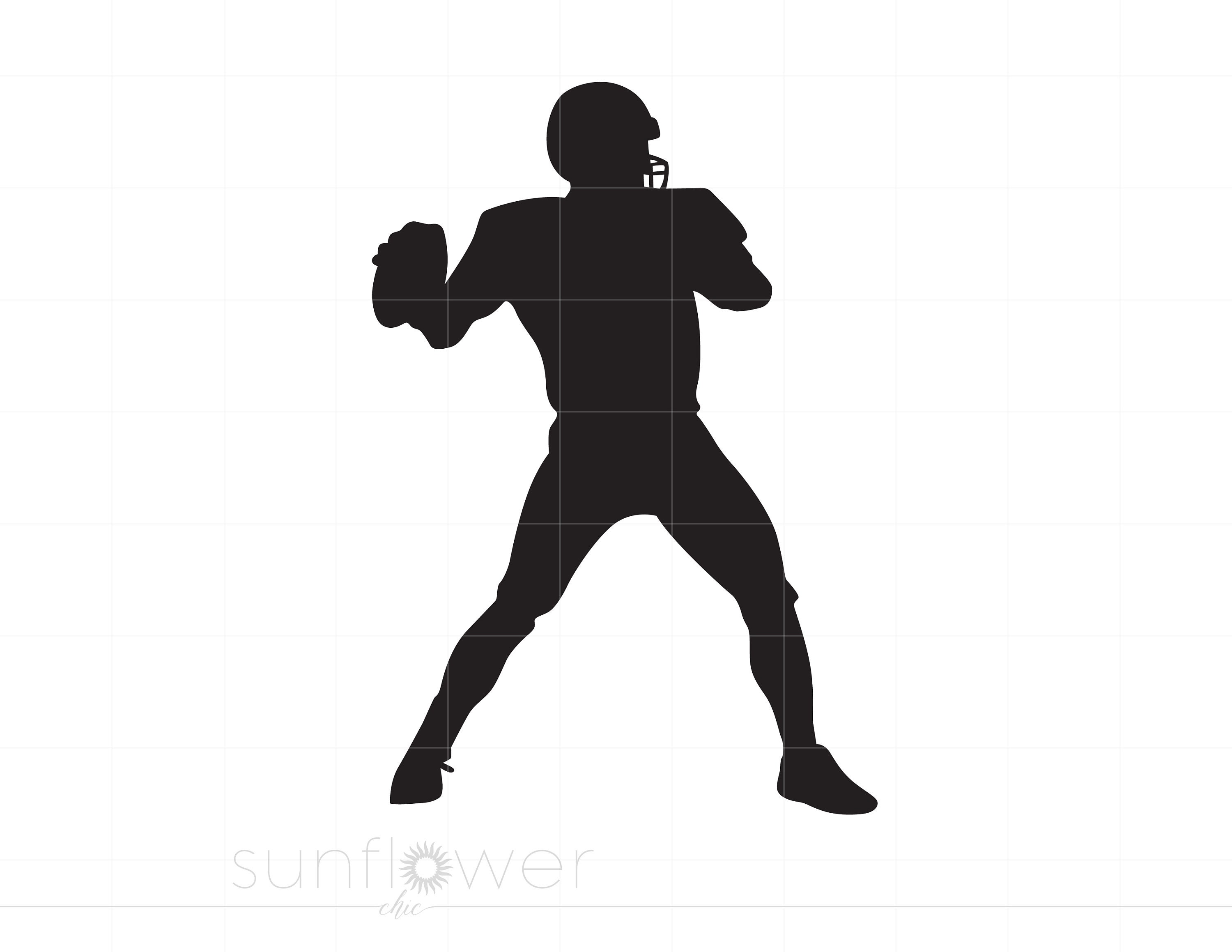 Quarterback Clipart Drew Bledsoe | American Football Player
