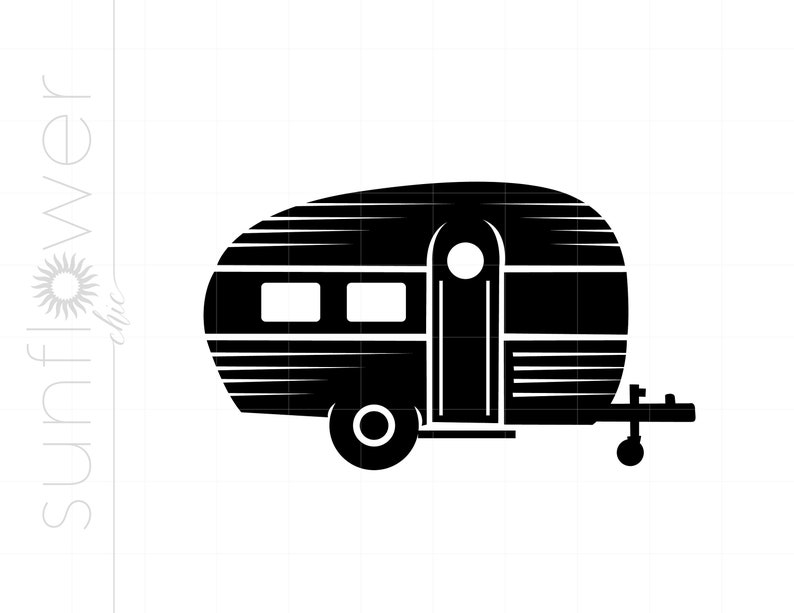 RV Camper SVG | Camper Clipart | Camper Plotterdatei für Cricut | Wohnwagen Camper Datei Svg Jpg ...