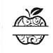 Apple Svg | Apple Monogram Svg Cut Files | Apple Name Frame Cricut ...