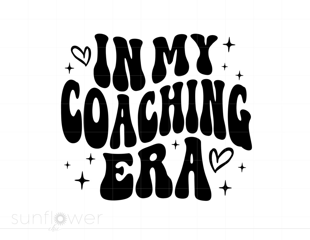 In My Coaching Era SVG, Wavy Text Coach Era Svg, Coach Shirt Svg, Coach ...