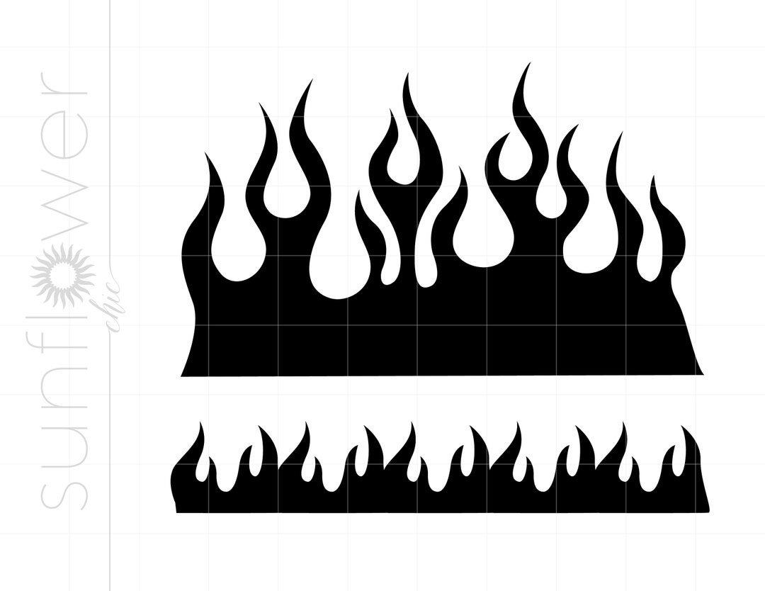 Flames SVG | Flames Cut File | Flames Cricut Silhouette | Flames Svg ...