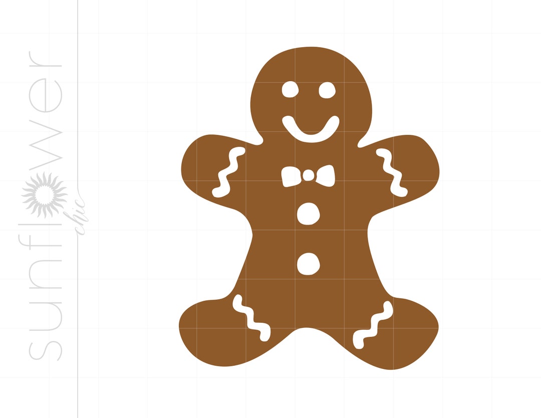 Gingerbread Man SVG | Gingerbread Man Cut File | Gingerbread Man ...