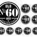 Old No 60-69 SVG | 60-69 Birthday SVG Clipart | Aged to Perfection Cut ...