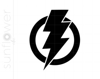 Lightning Bolt Dxf File - Etsy Ireland