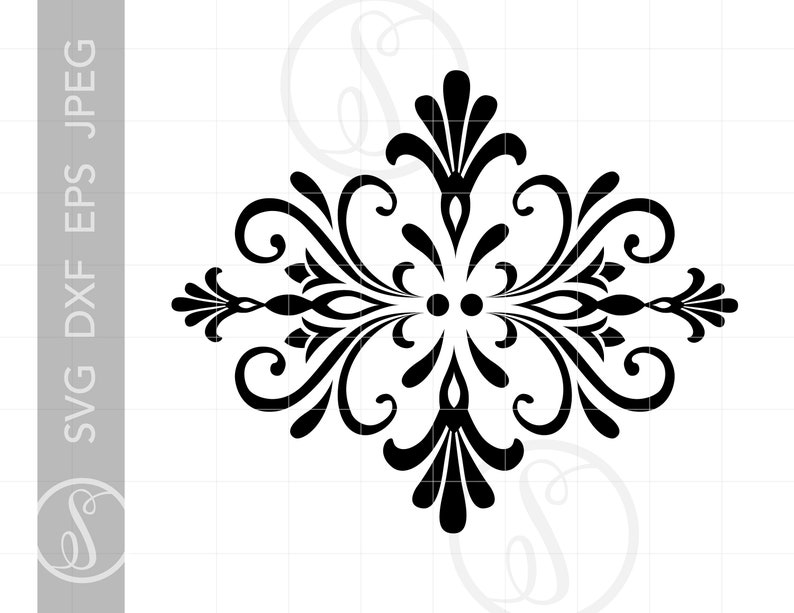Filigree SVG Filigree Clipart Filigree Cut File for Cricut - Etsy