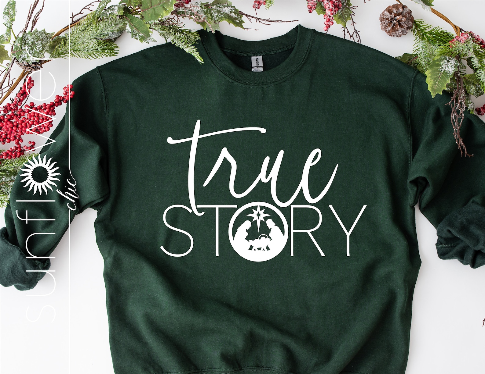 True Story SVG Nativity Svg Cut File True Story Nativity - Etsy