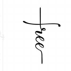 FREE CROSS Script Svg Cut Files Clipart Downloads | Free Svg Dxf Pdf ...