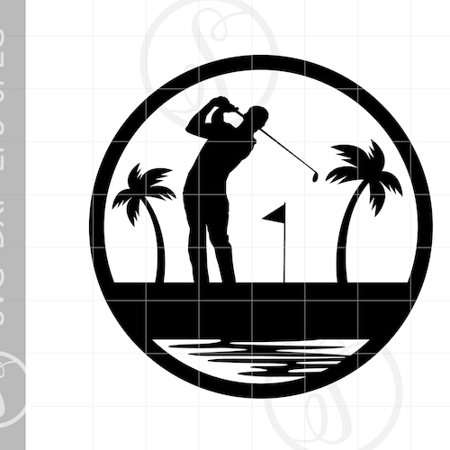 Lady Golfing SVG Girl Golfer Silhouette Download Cut File - Etsy