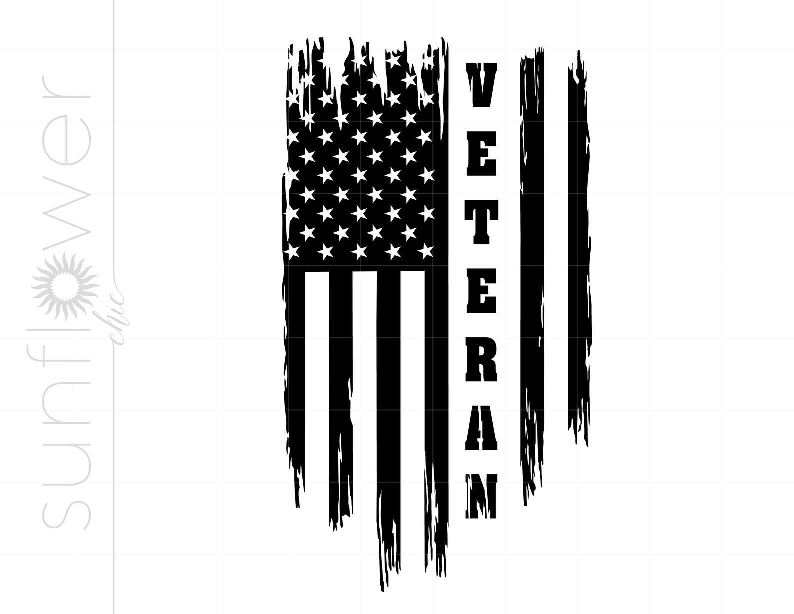 American Veteran Flag Svg Download, Military Veteran Art, Veterans Day ...