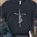 FAITH CROSS Script Svg Cut Files Clipart Downloads | Faith Svg Dxf Pdf ...