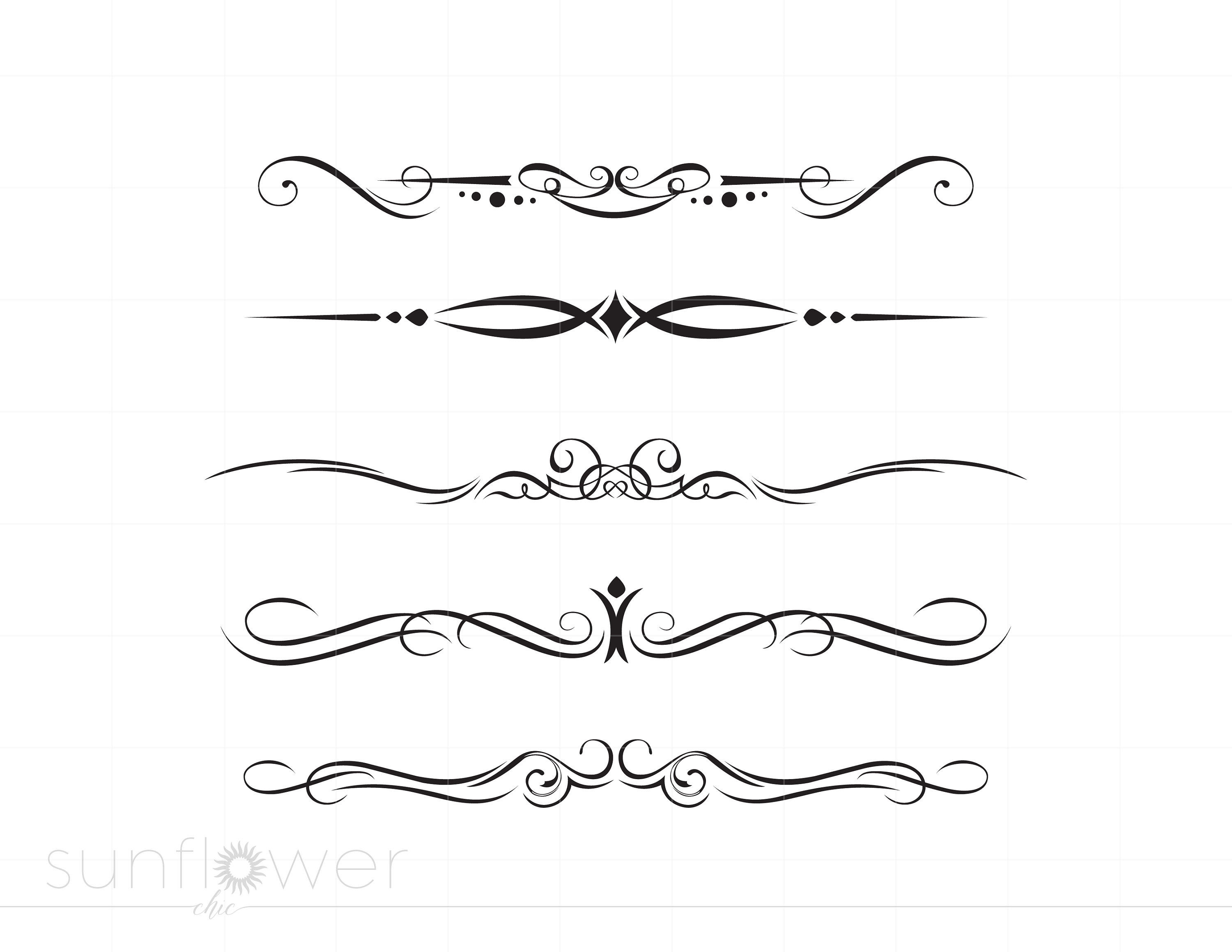 Vintage Borders Svg Dxf Eps Jpg, Victorian Headers Svg Clipart ...