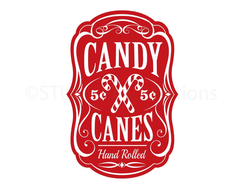 Candy Canes Sign SVG Cut File | Candy Canes Svg | Christmas Candy Canes ...
