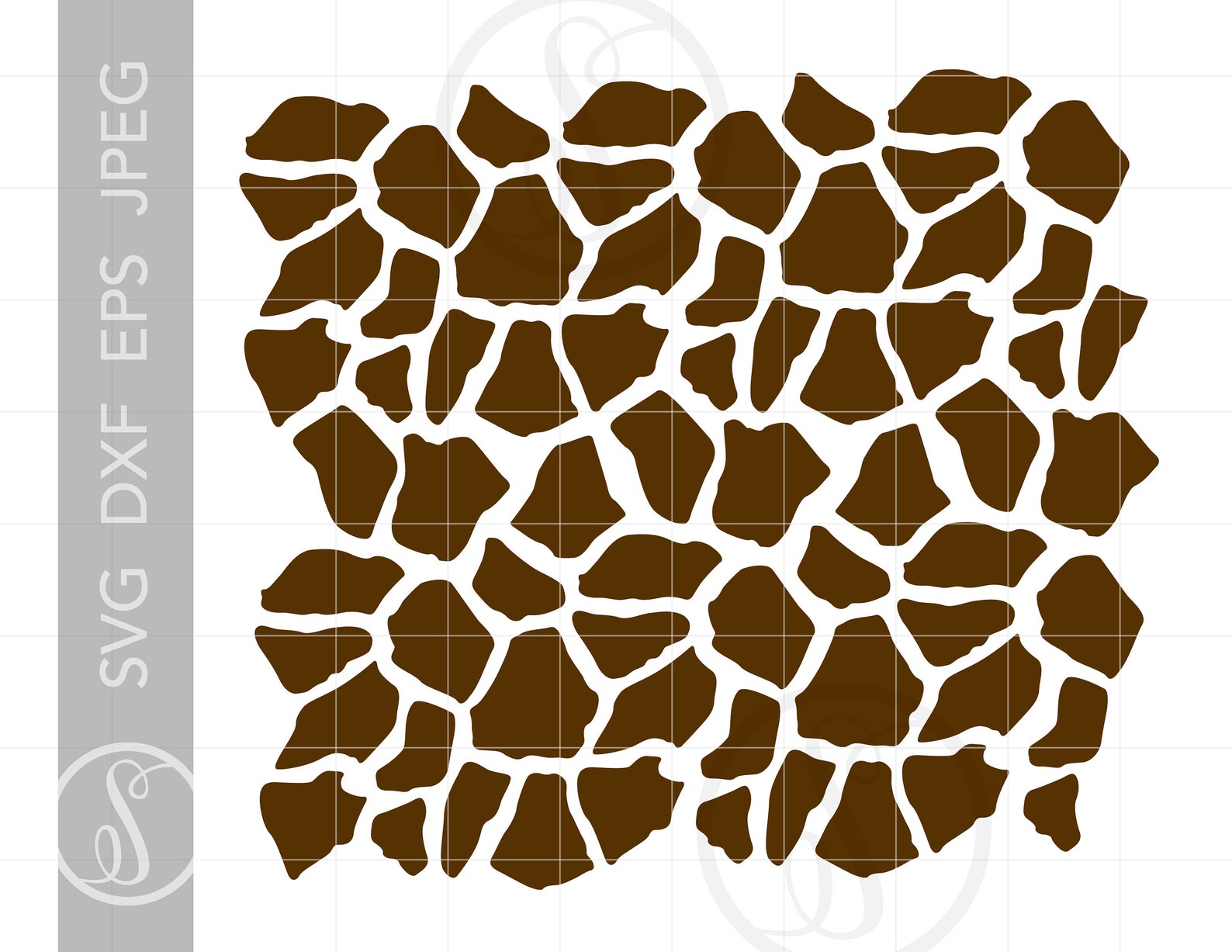 Giraffe Spots SVG Giraffe Pattern Download Giraffe Spots Etsy