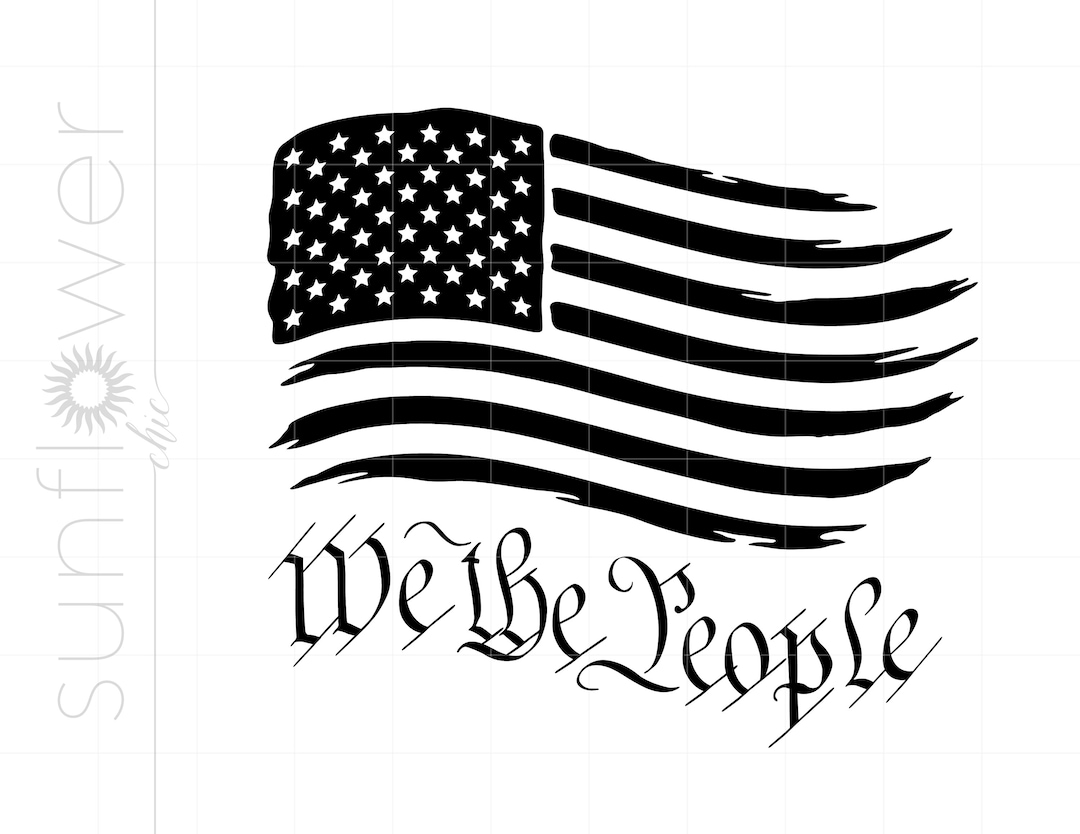 American Flag Svg | We the People American Flag Svg | We the People Svg ...