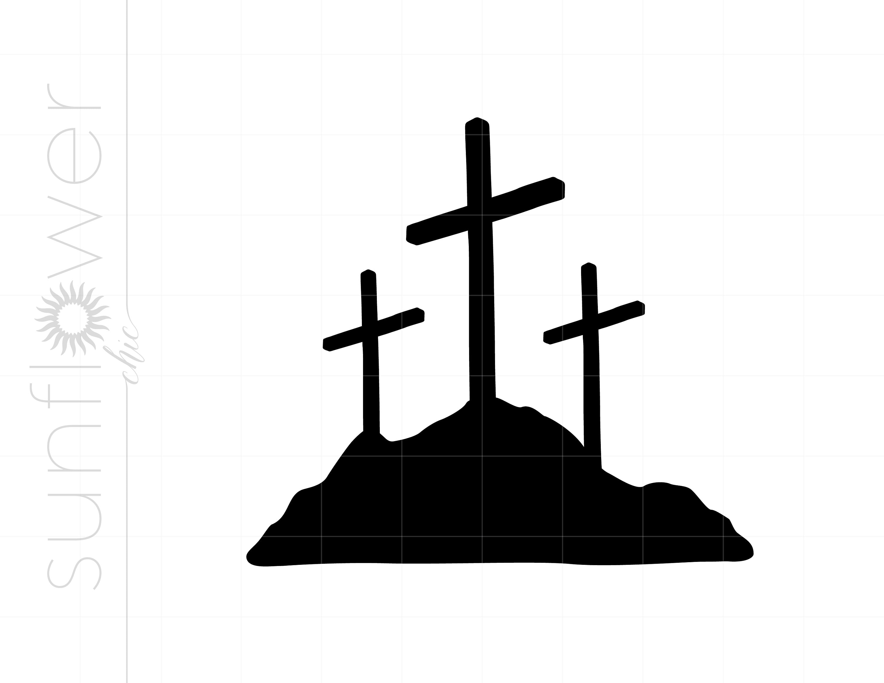 Calvary Crosses SVG Cross Clipart Calvary Crosses - Etsy