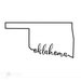 Oklahoma Script SVG Downloads, Love Oklahoma Outline Svg, Oklahoma Cut ...