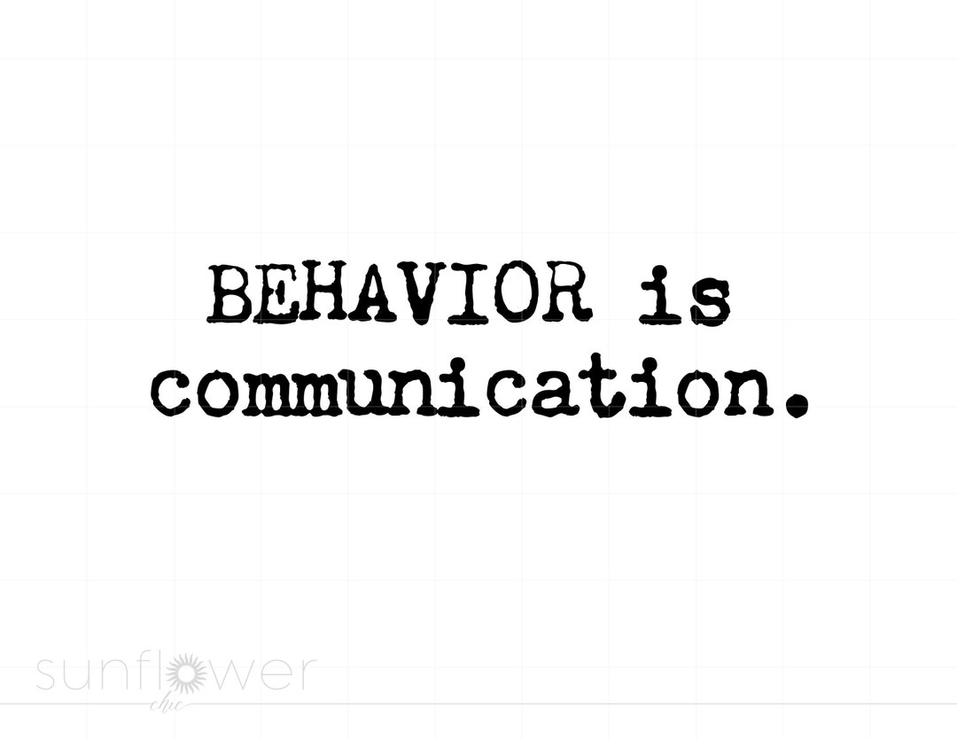 Behavior is Communication Svg, Special Education Teacher Shirt Svg ...