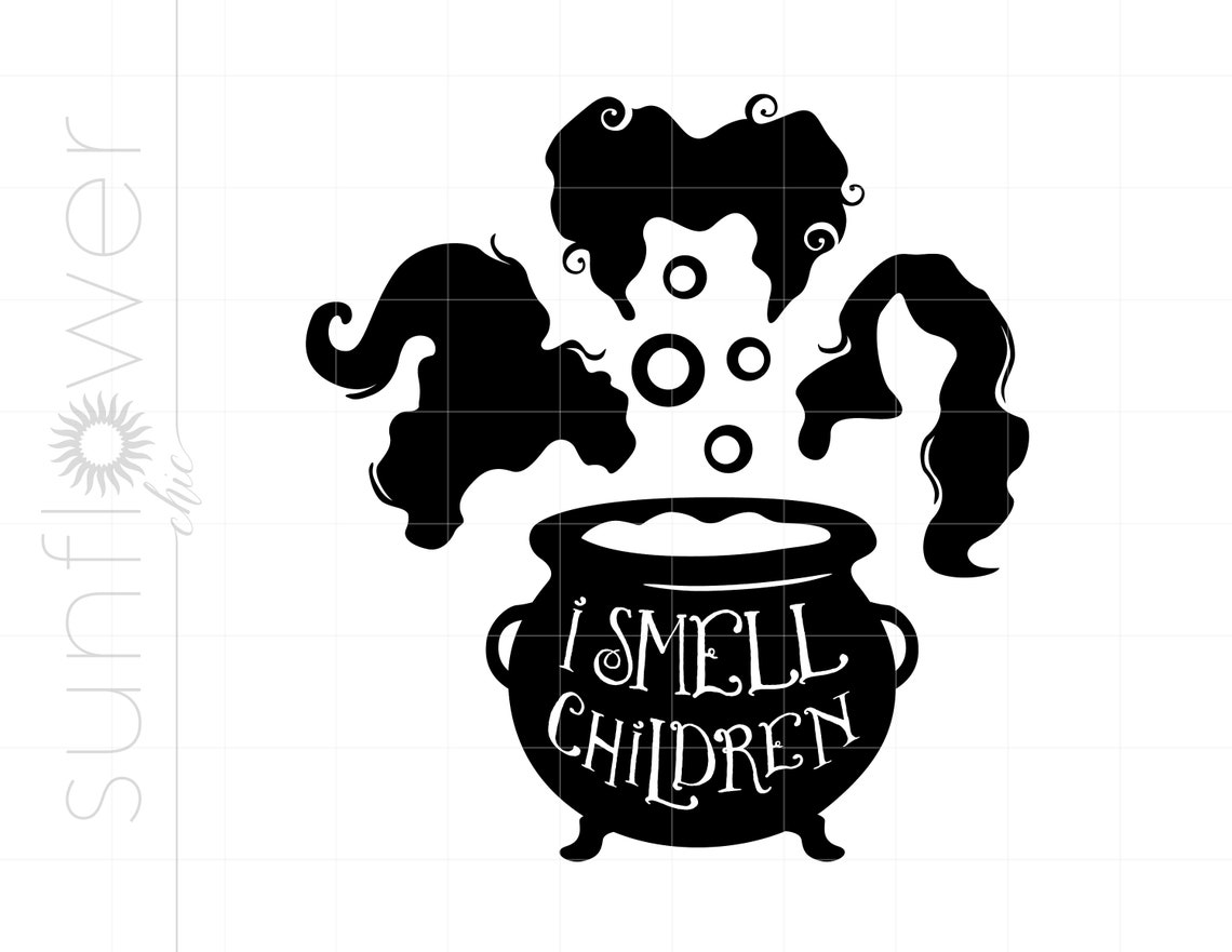 Hocus Pocus Svg Halloween Svg I Smell Children Svg Cut File - Etsy