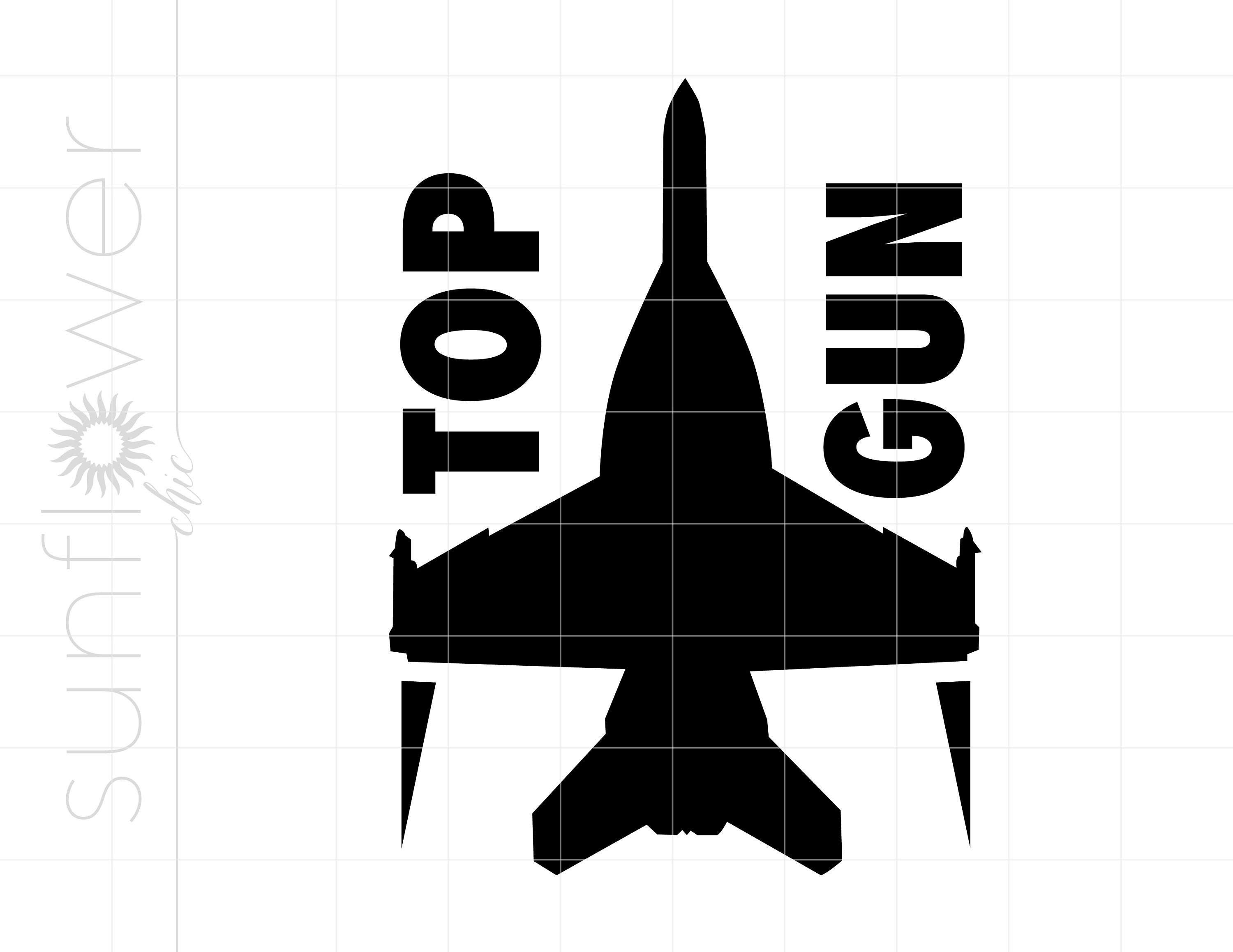 Top Gun SVG Top Gun Clipart Top Gun F18 Silhouette Cut - Etsy New Zealand