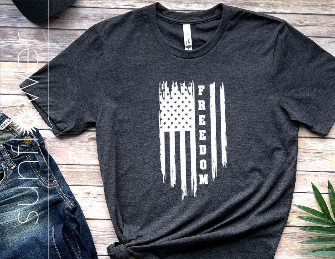 American Freedom Flag Svg Freedom Flag Svg Distressed - Etsy