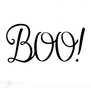 Boo! SVG, Zombie Svg, Halloween Ghost Clipart, Boo Script Cricut ...