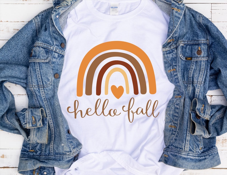 Fall Boho Rainbows SVG Bundle Boho Rainbows Svg Clipart - Etsy