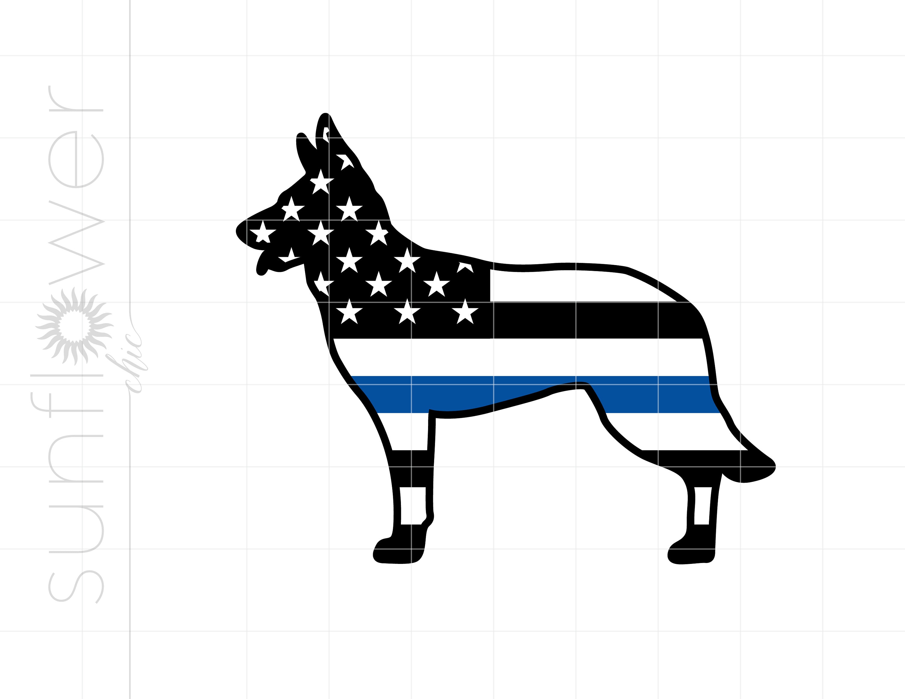 Police Dog Svg Police K-9 Dog Svg Cut Files Police Officer - Etsy